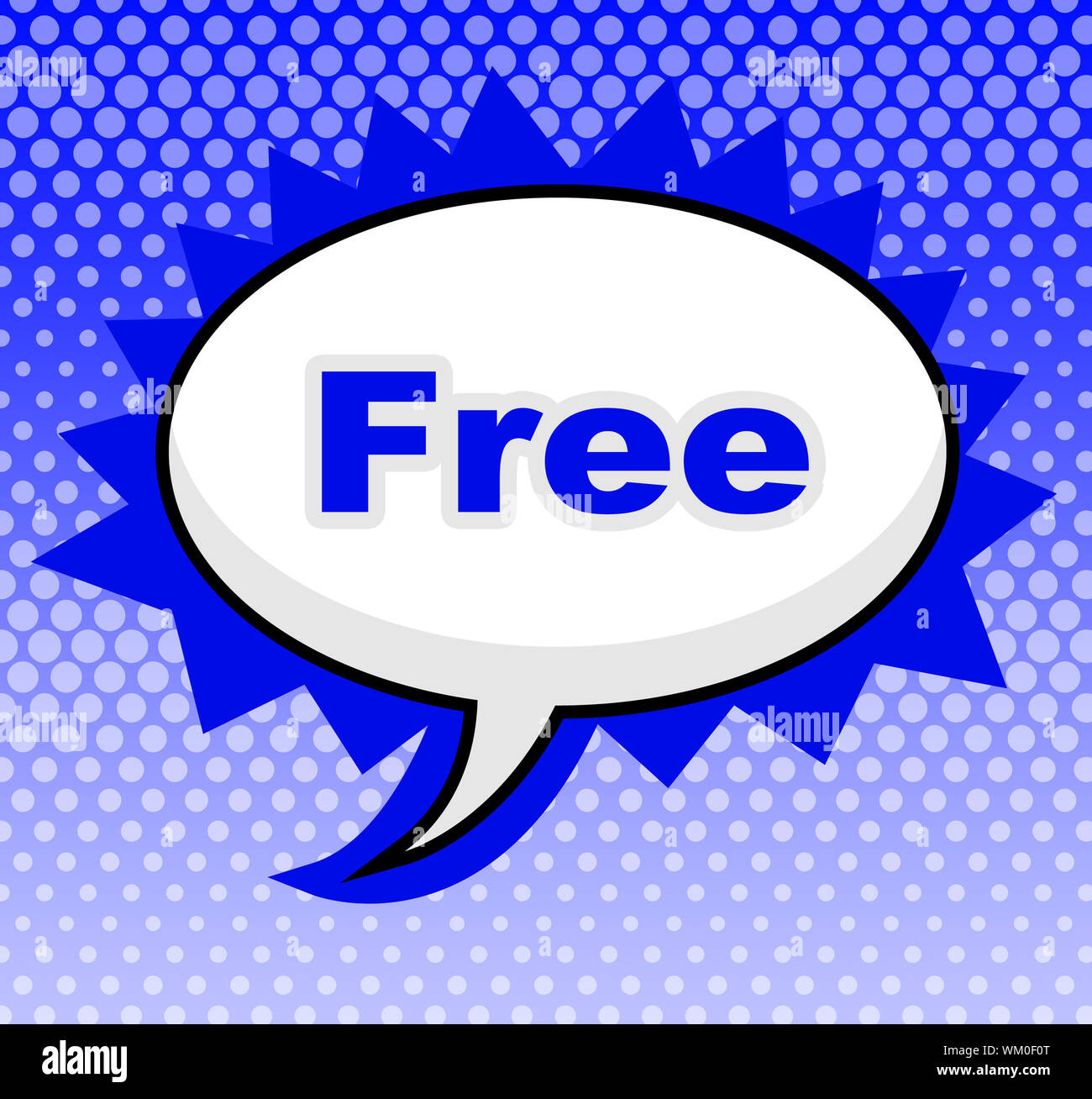 Free Sign Indicating With Our Compliments And Freebie Stock Photo - Alamy