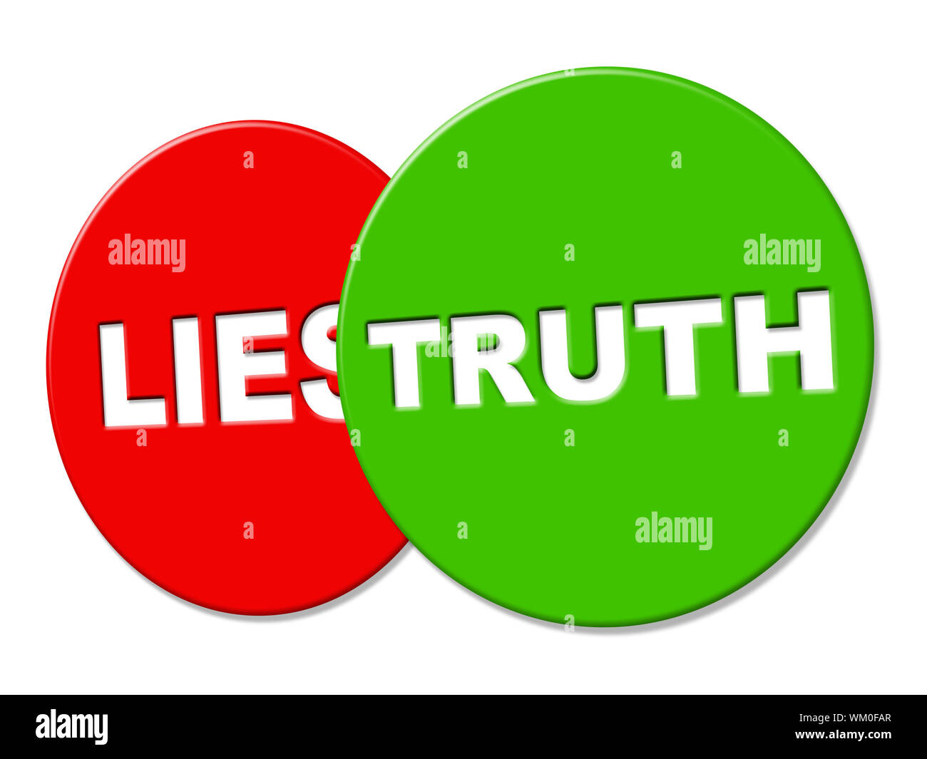 Truth Sign Representing Honest Accuracy And Real Stock Photo - Alamy