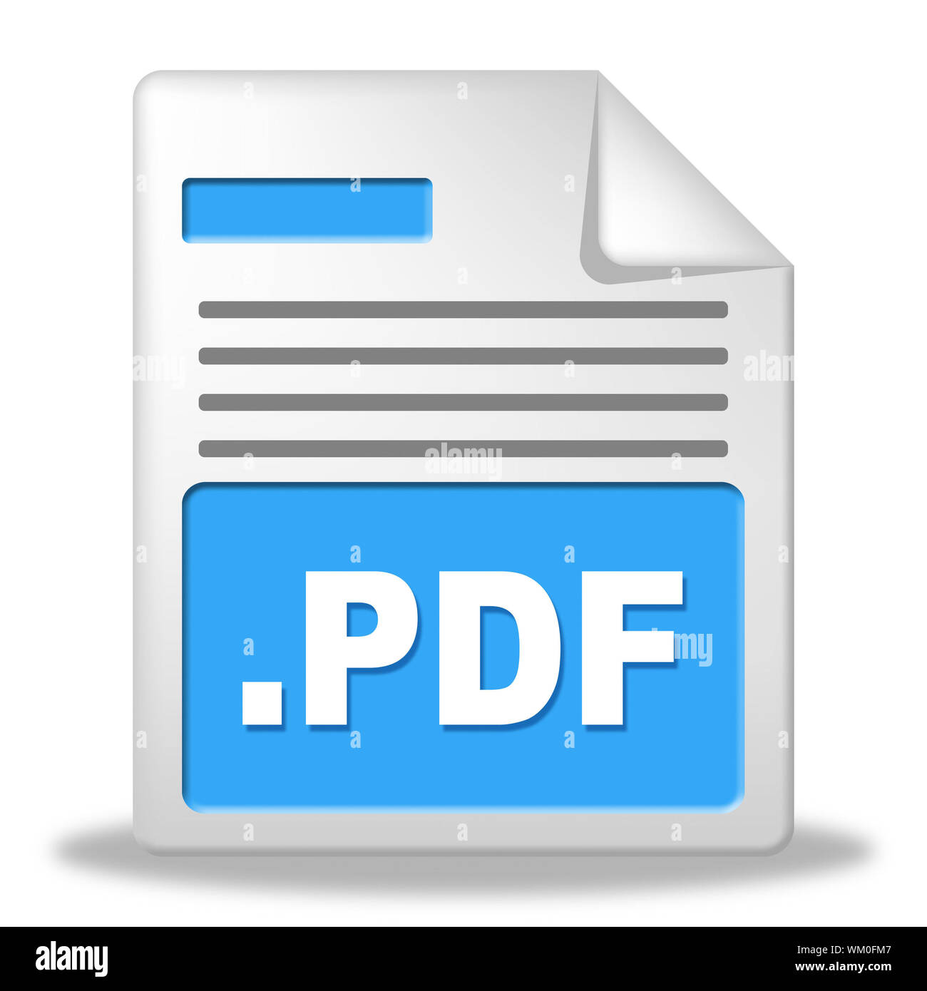 Pdf File Showing Files Paperwork And Document Stock Photo - Alamy