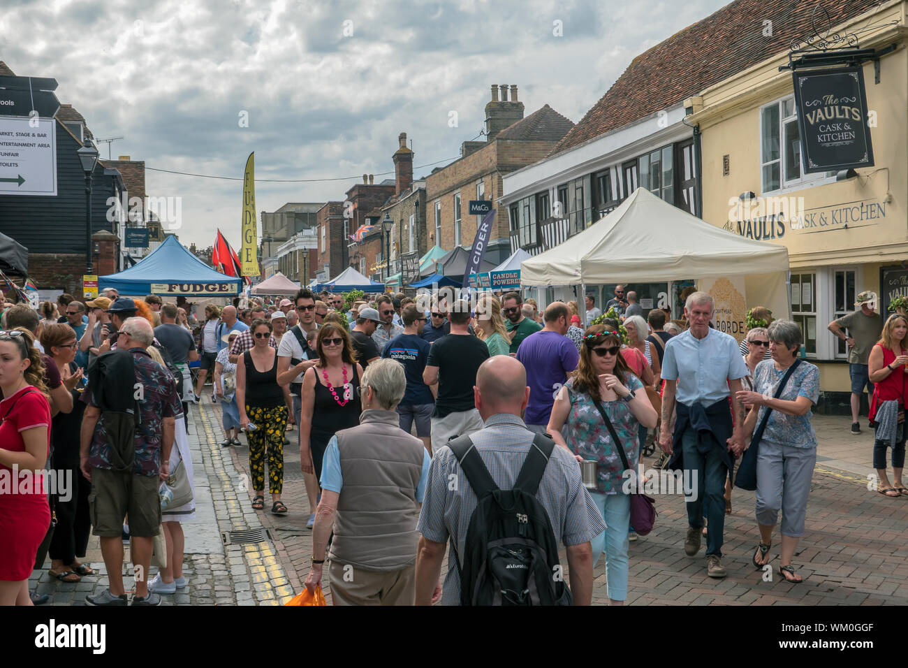 Crowds,Faversham Hop Festival,August,2019,Faversham,Kent Stock Photo ...