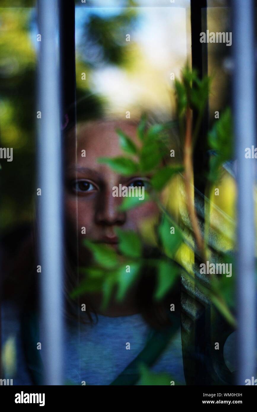 Staring through window hi-res stock photography and images - Alamy