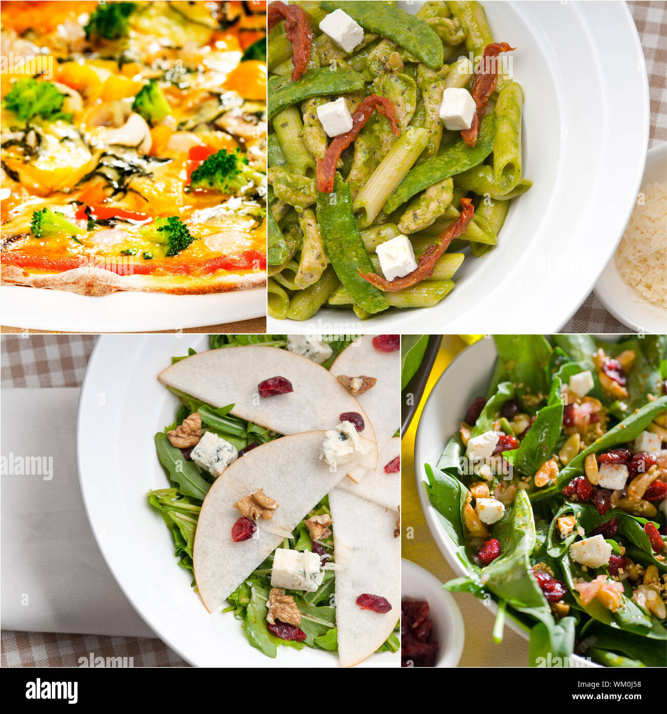 Food montage hi-res stock photography and images - Alamy