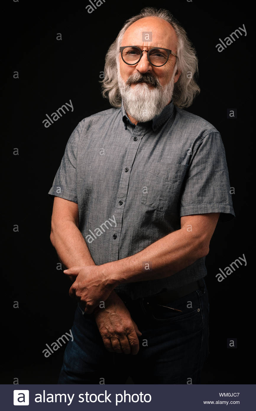 Gray hair and beard hi-res stock photography and images - Alamy