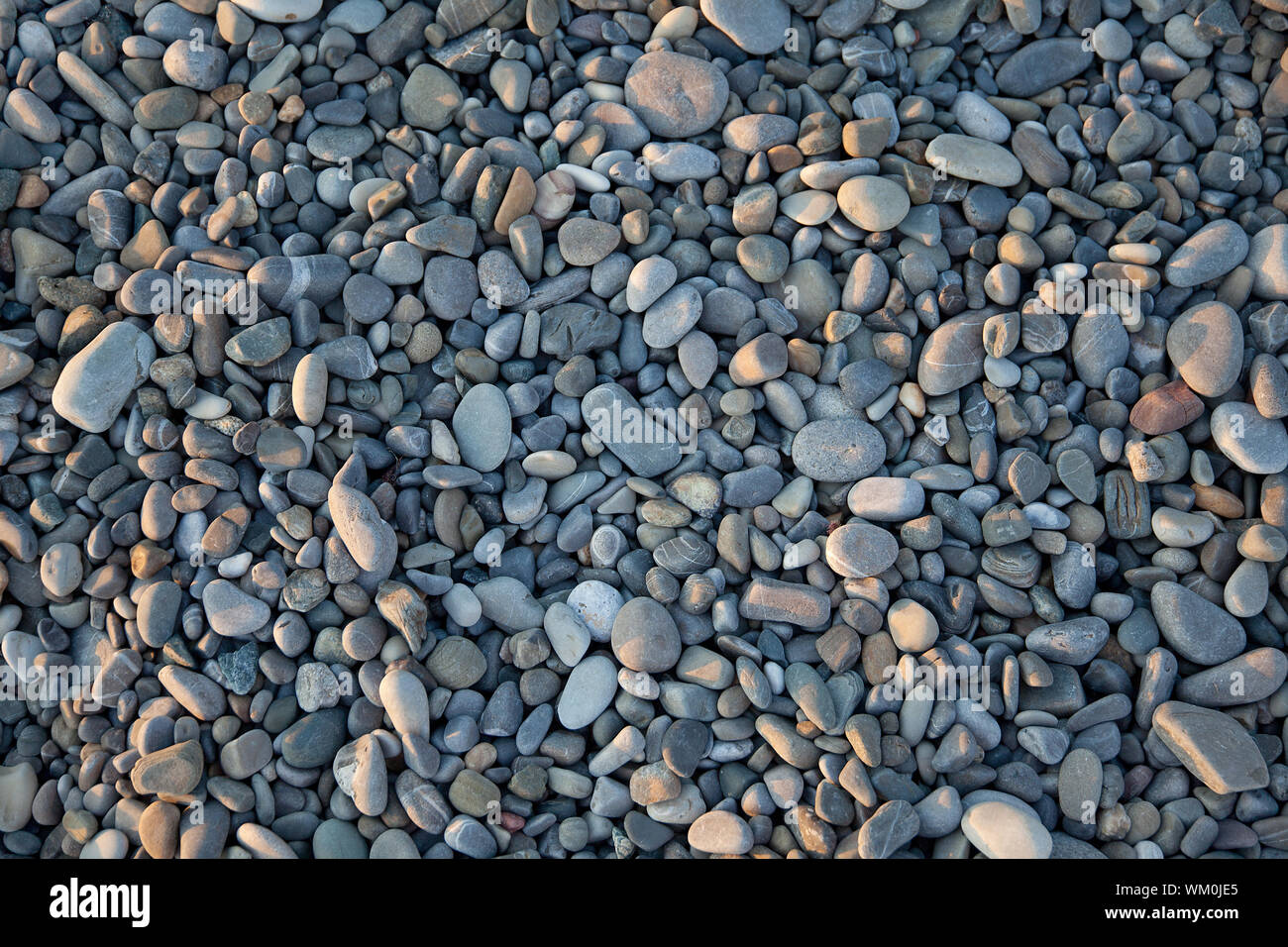 Blue pebbles texture hi-res stock photography and images - Alamy