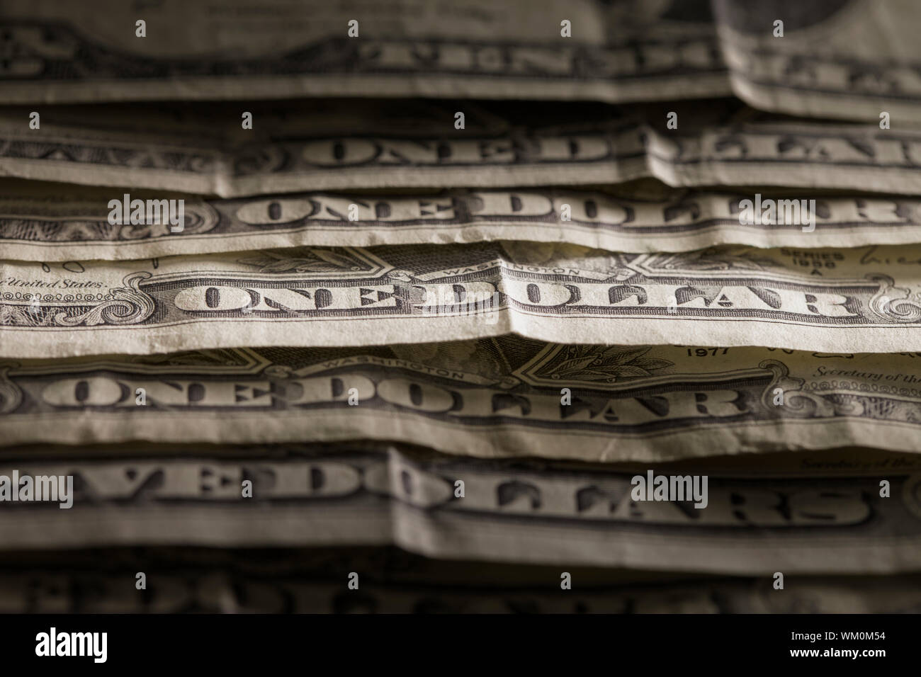 Old US Dollar money in closeup. Very short depth-of-field Stock Photo ...