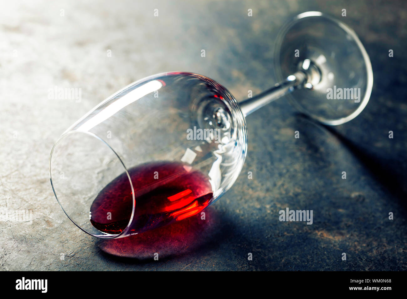 Glass of red wine Stock Photo - Alamy