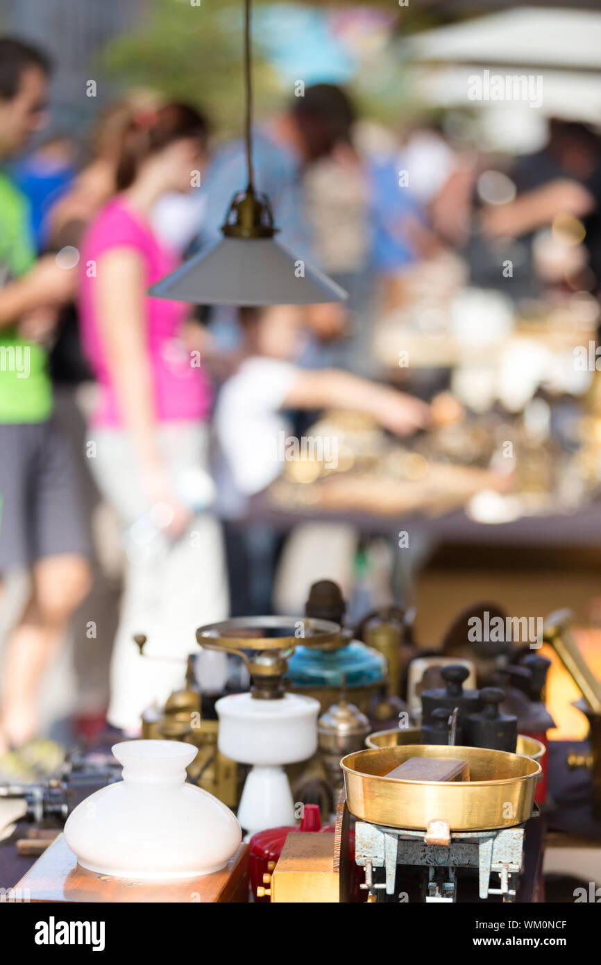 Sunday flea market Stock Photo - Alamy