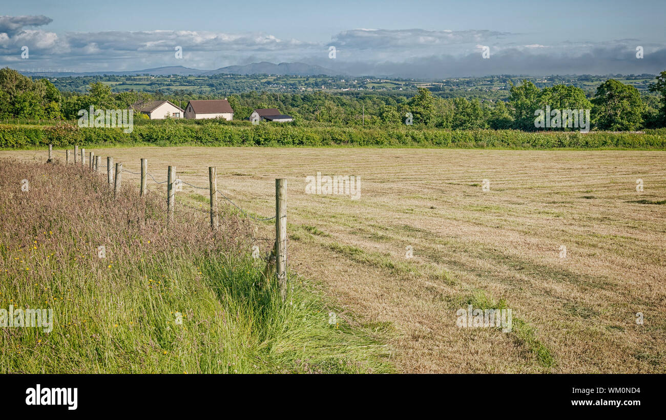 An image of a beautiful irish landscape with an old house Stock Photo ...
