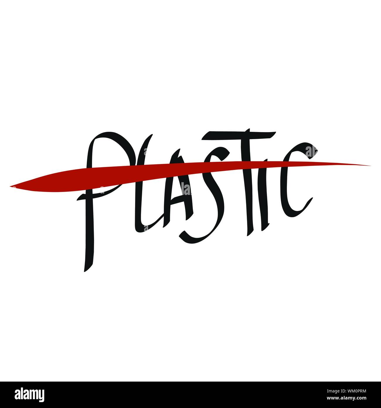 Say no waste sign Stock Vector Images - Alamy