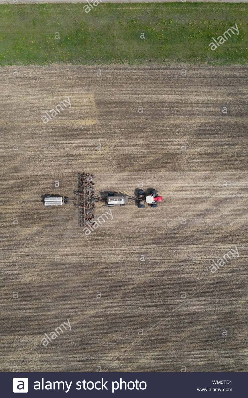Agriculture tractor aerial hi-res stock photography and images - Alamy