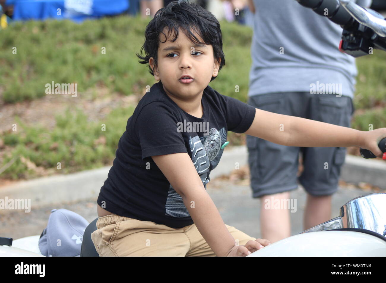 The motorcycle boy hi-res stock photography and images - Alamy