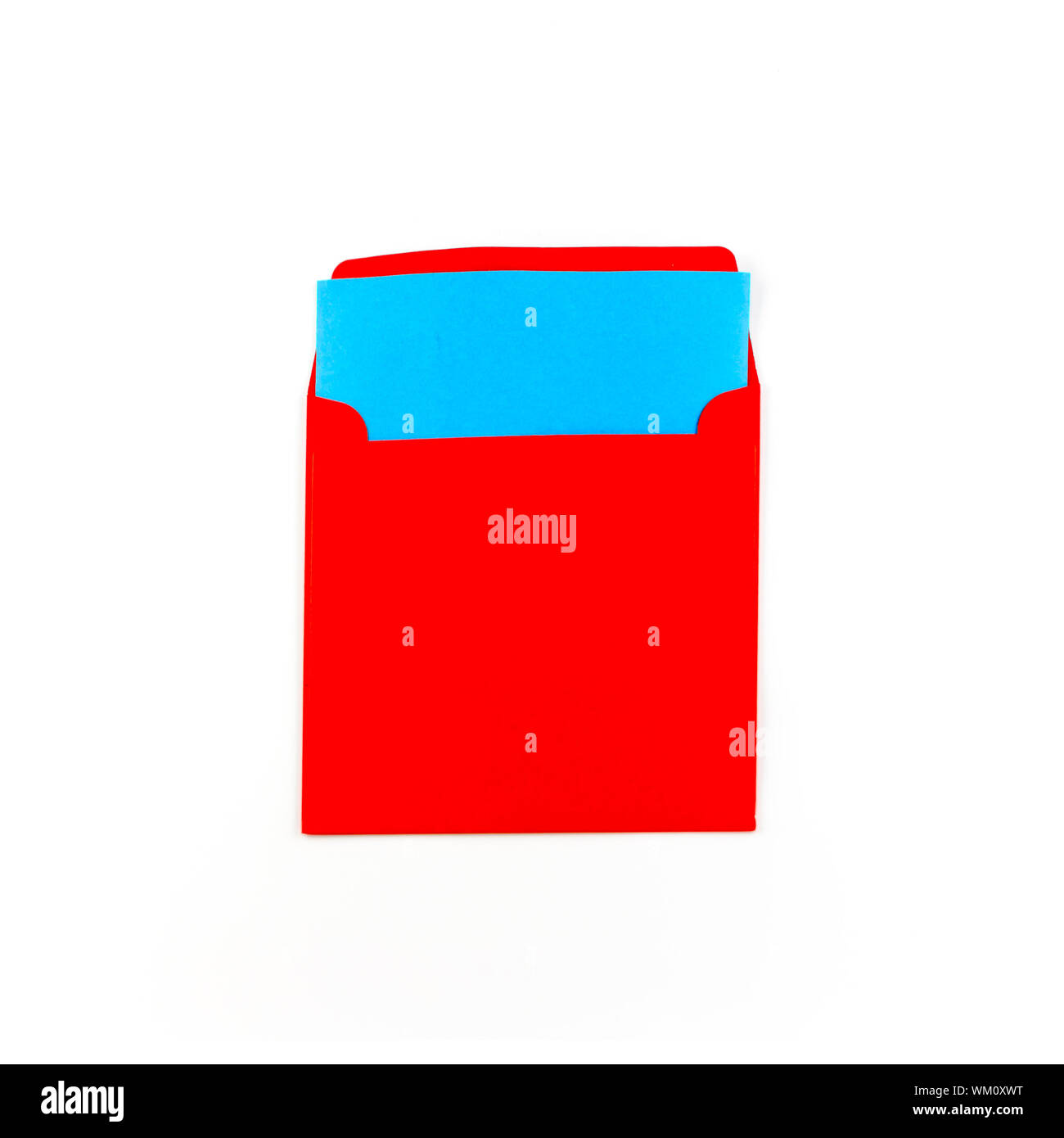 envelope with note Stock Photo - Alamy