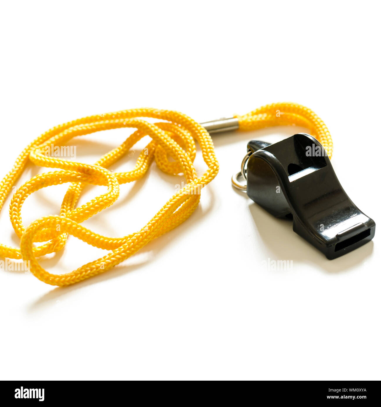 whistle on a white background Stock Photo - Alamy
