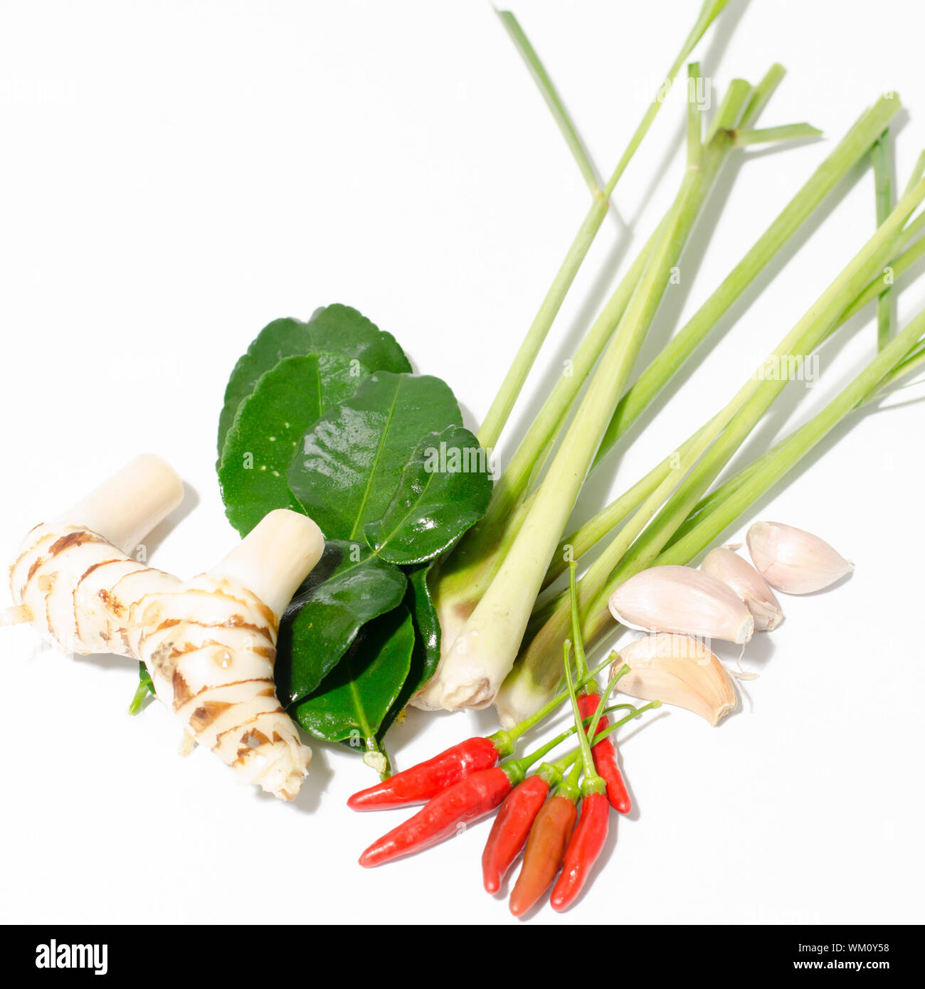 Tom yum set Stock Photo - Alamy