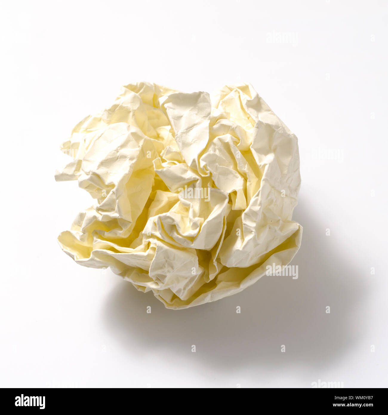 crumpled paper ball Stock Photo - Alamy