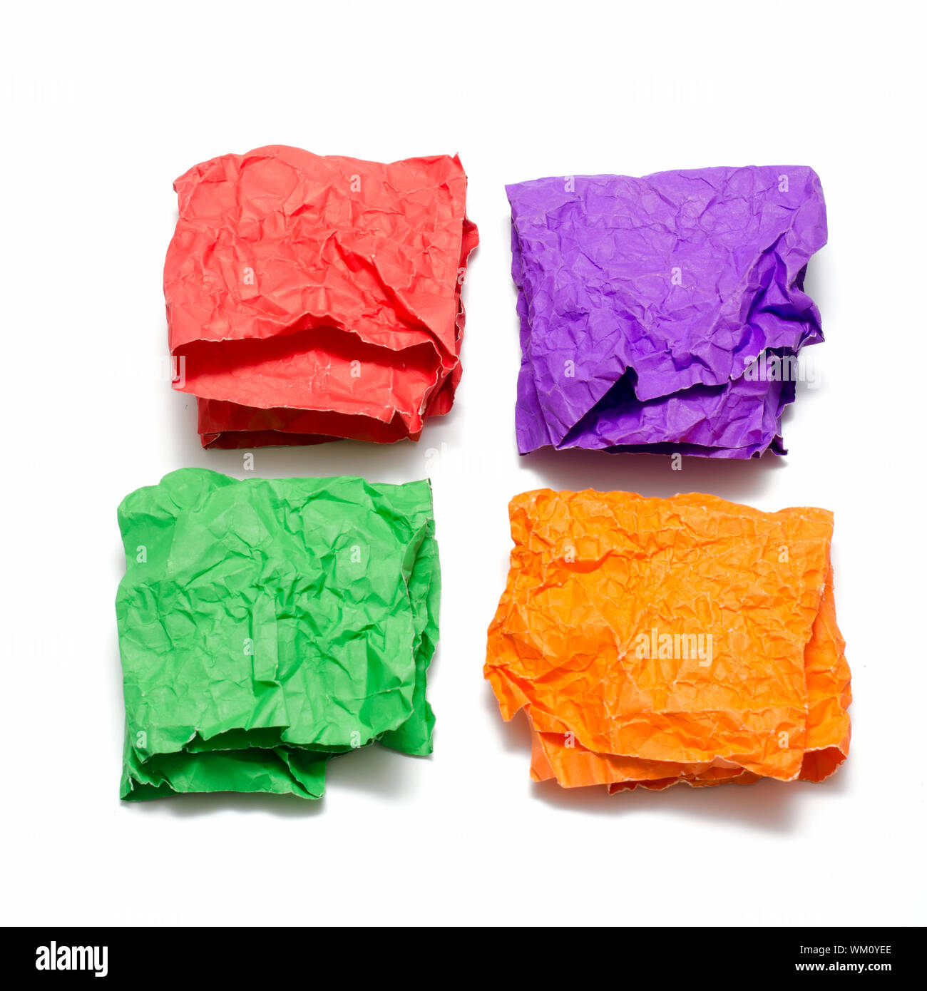 color crumpled paper Stock Photo - Alamy