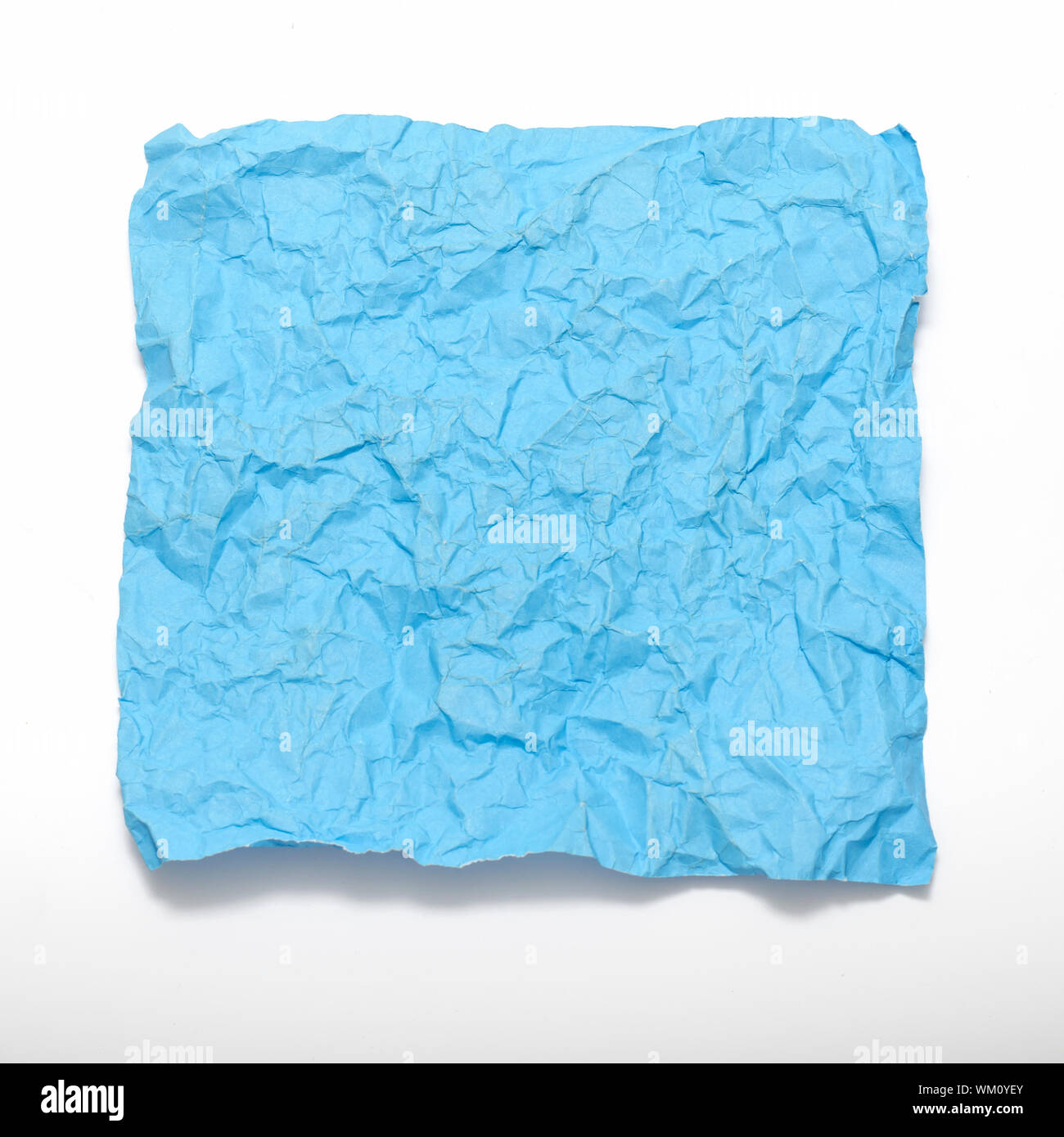 texture of wrinkled blue paper background Stock Photo - Alamy