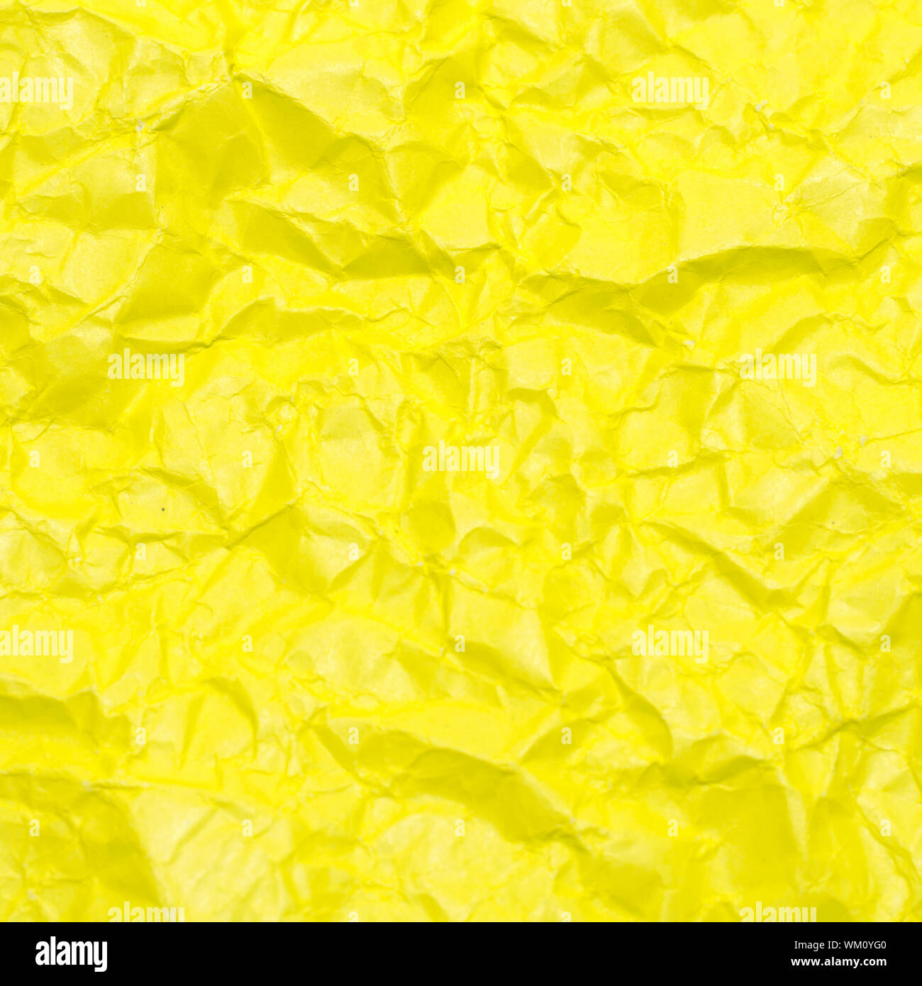 texture of wrinkled yellow paper Stock Photo - Alamy