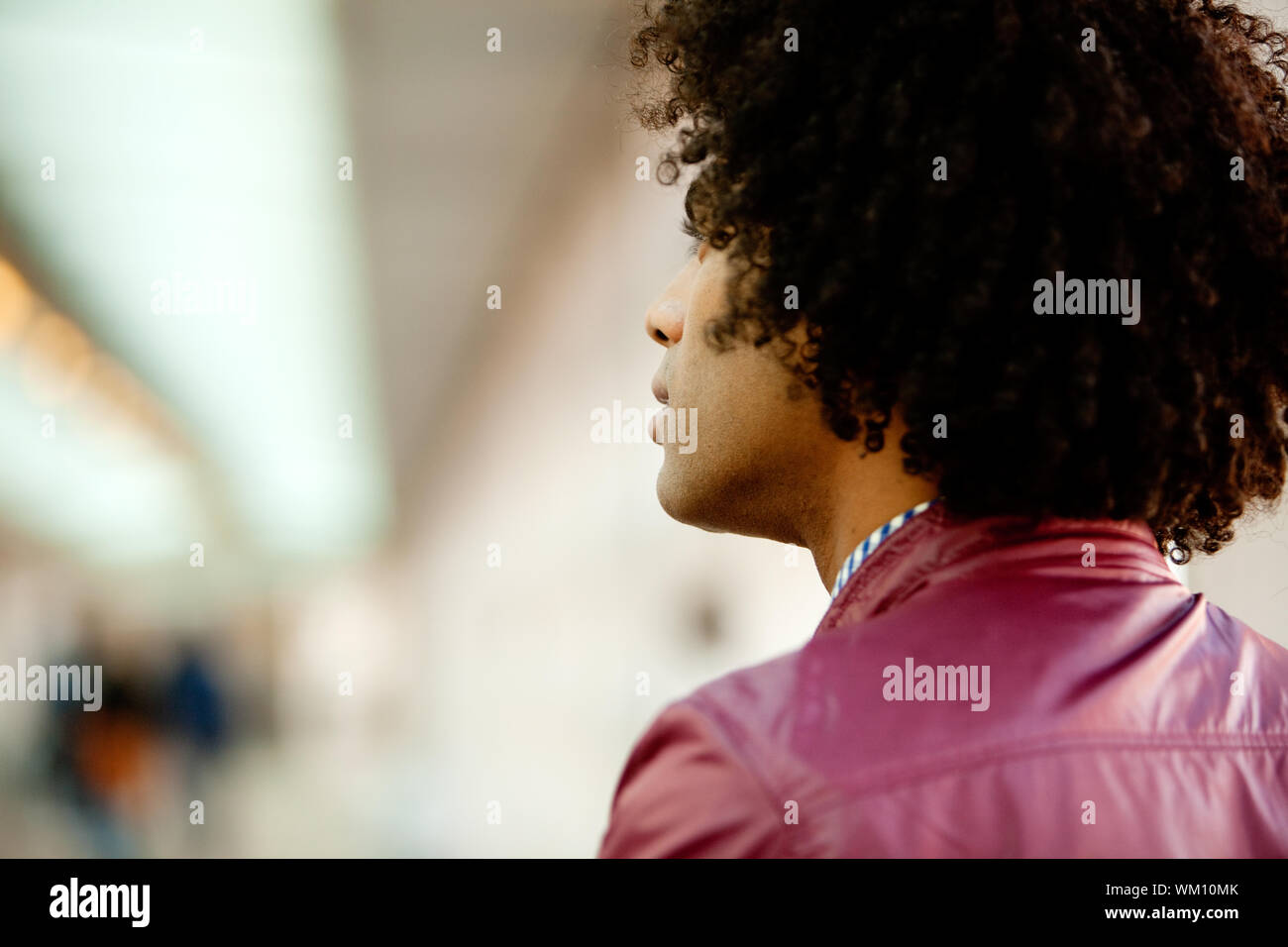 Wonder Question Man Stock Photo - Alamy