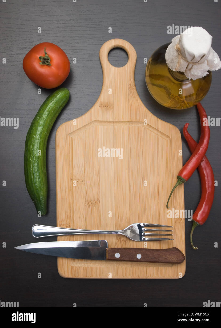 vegetables and cooking utensils for cutting table Stock Photo - Alamy