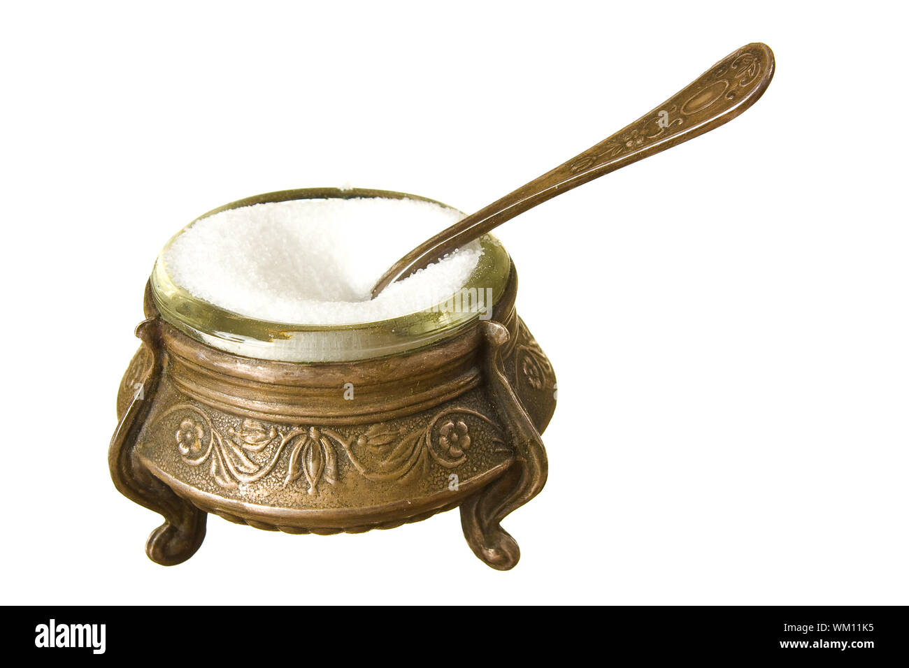 salt cellar isolated on a white background Stock Photo - Alamy