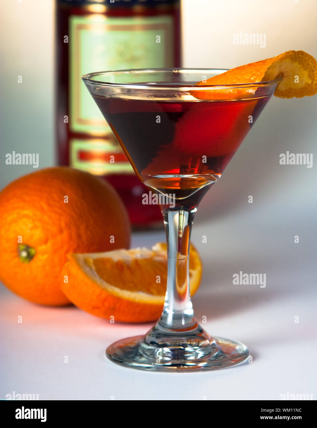 cocktail of vodka and liqueur Stock Photo - Alamy