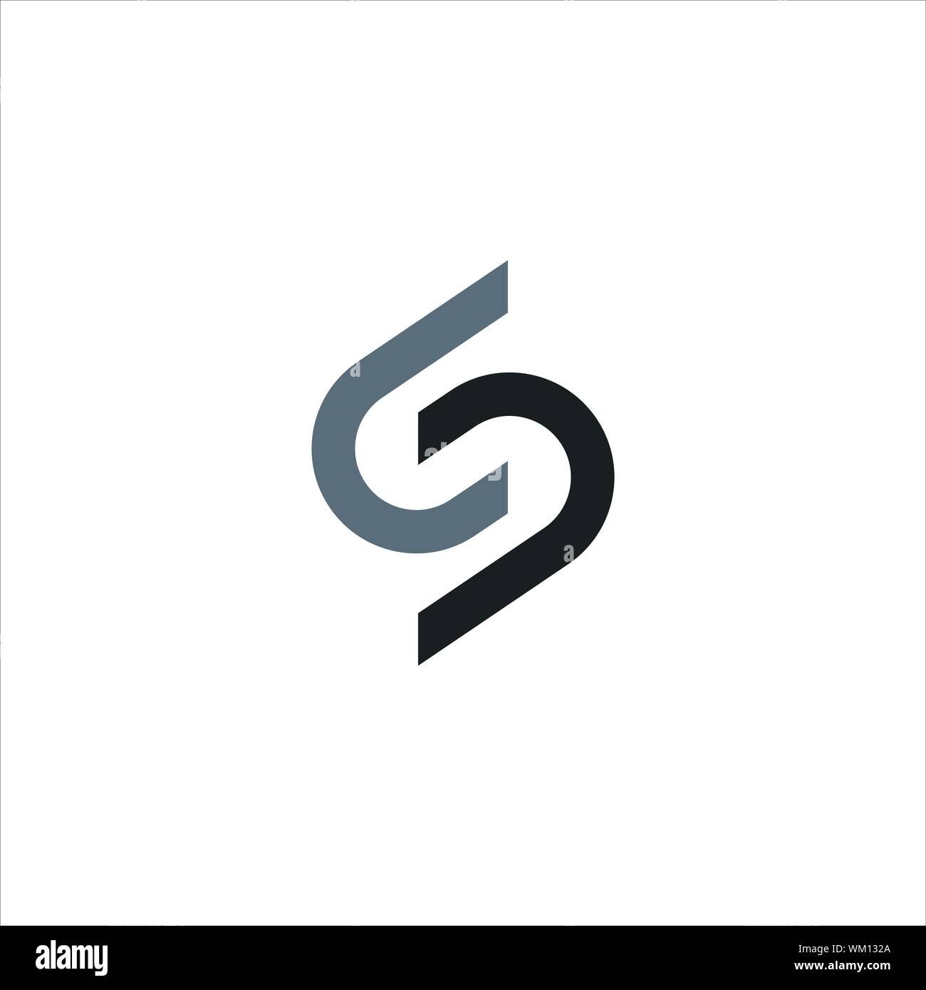 CS and SC creative initial based letter icon logo vector designs Stock ...