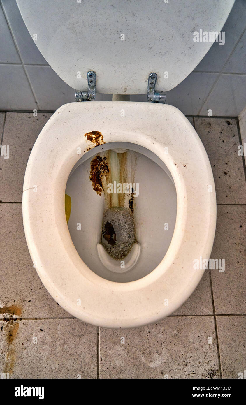 Toilet dirty unhygienic and full of feces and urine Stock Photo - Alamy