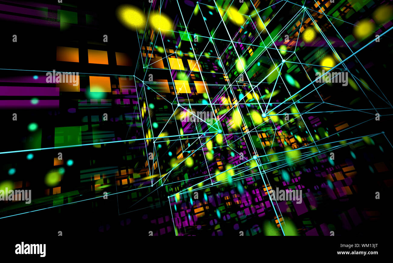 Abstract technology background,Square shapes and geometric forms Stock ...