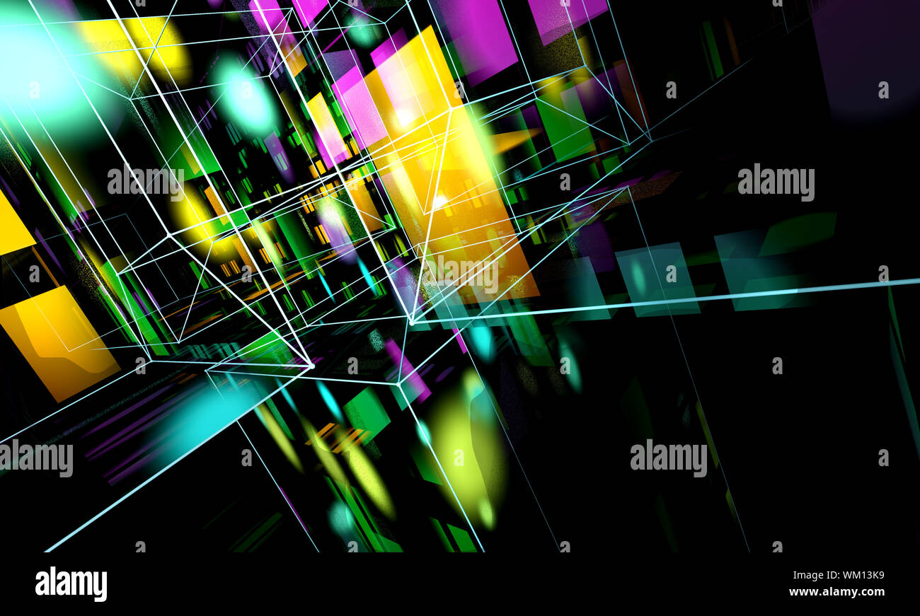 Abstract technology background,Square shapes and geometric forms Stock ...