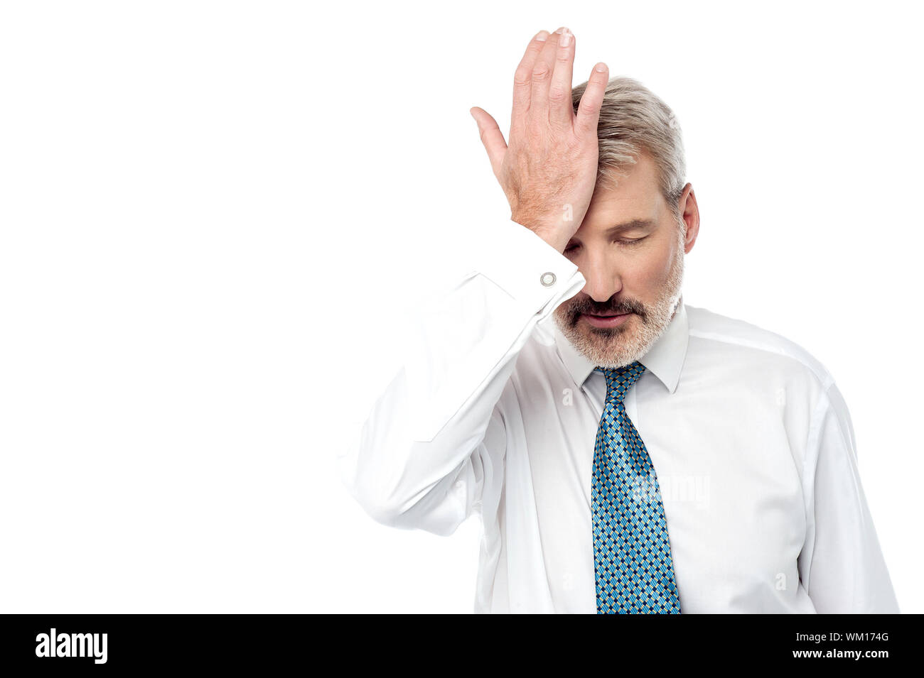 Hand forehead mistake hi-res stock photography and images - Alamy