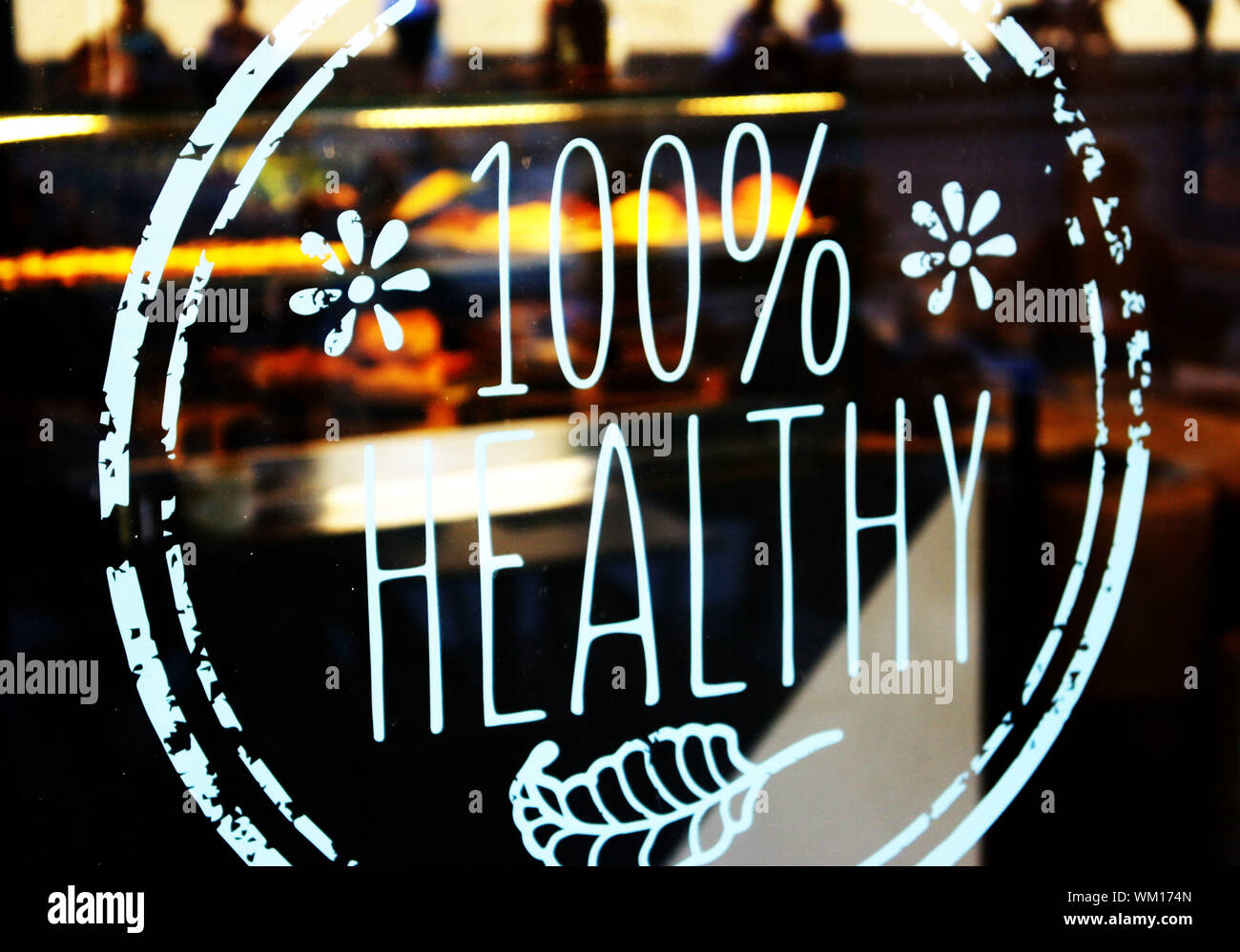 Restaurant window sticker hi-res stock photography and images - Alamy