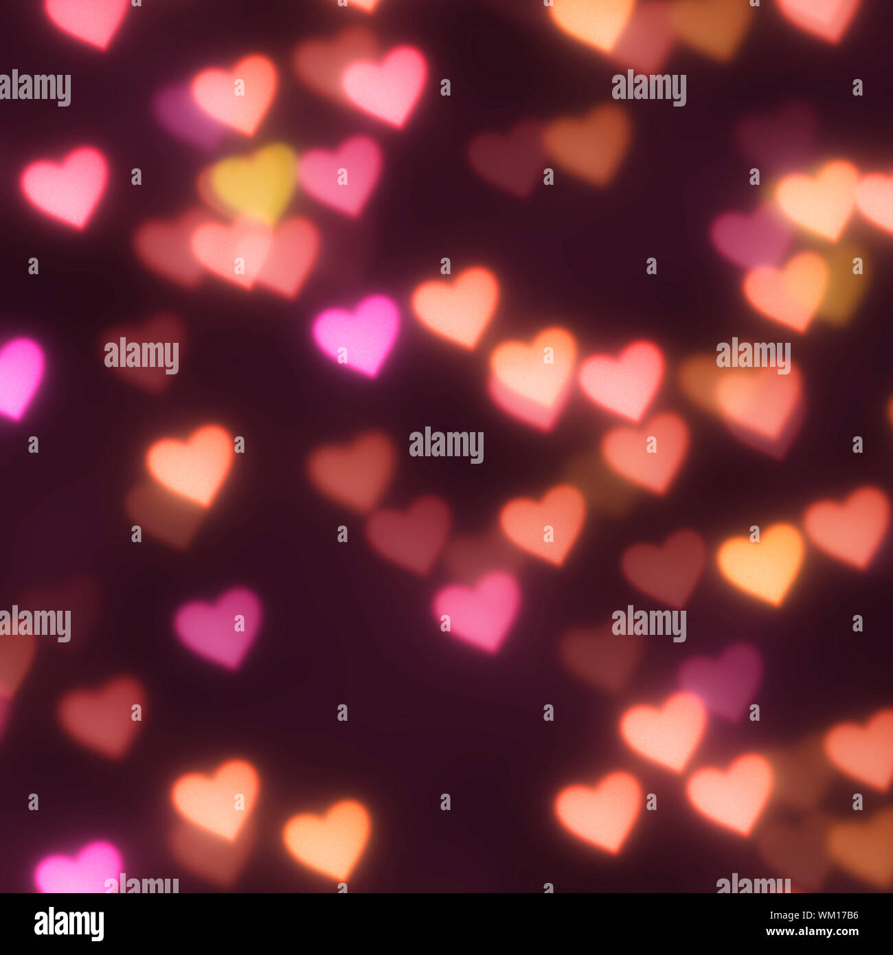 An image of a nice hearts bokeh background Stock Photo - Alamy