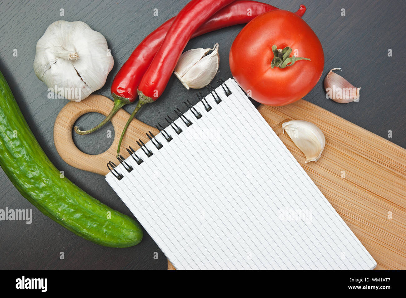 vegetables and cooking utensils for cutting table Stock Photo - Alamy