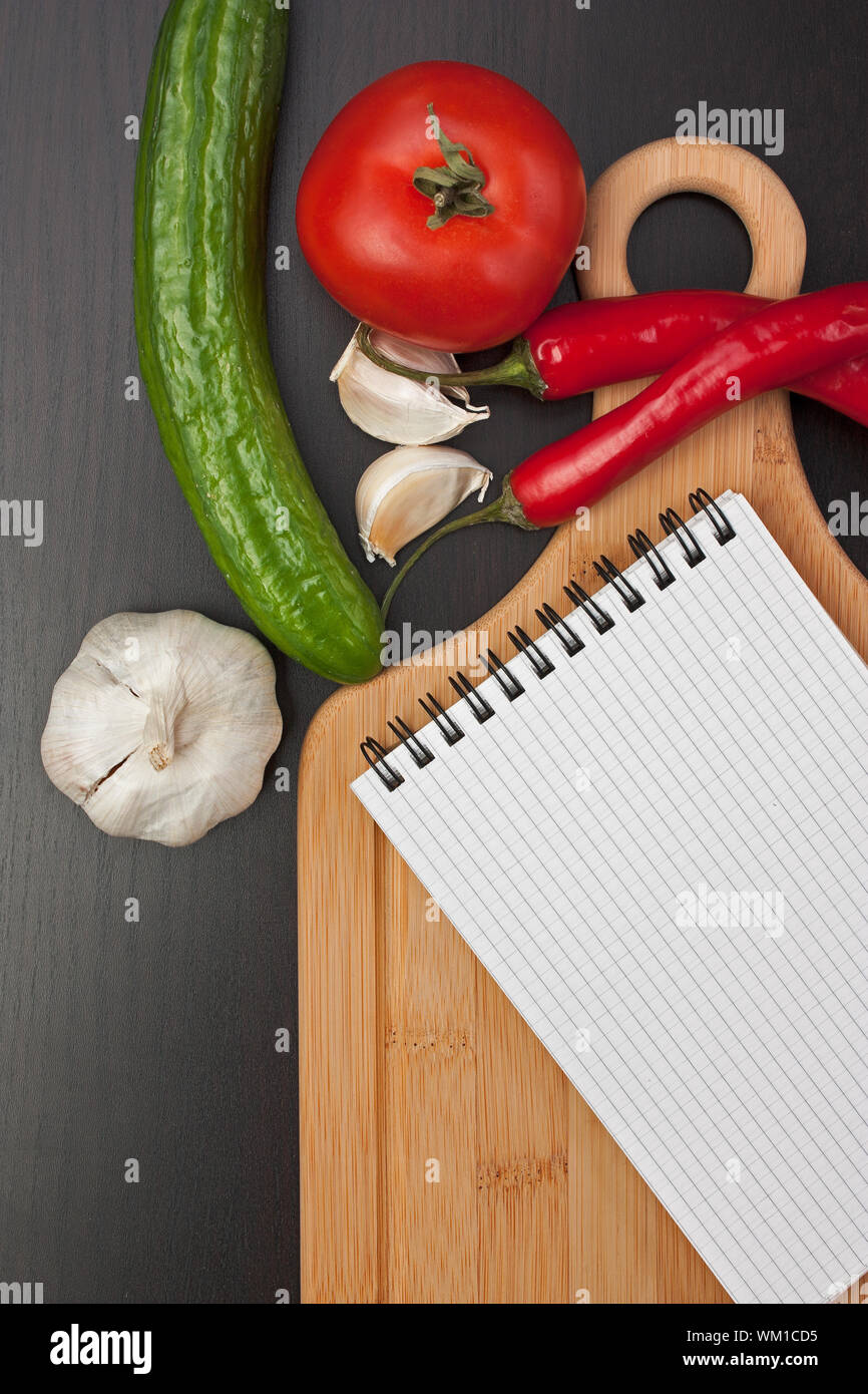 vegetables and cooking utensils for cutting table Stock Photo - Alamy
