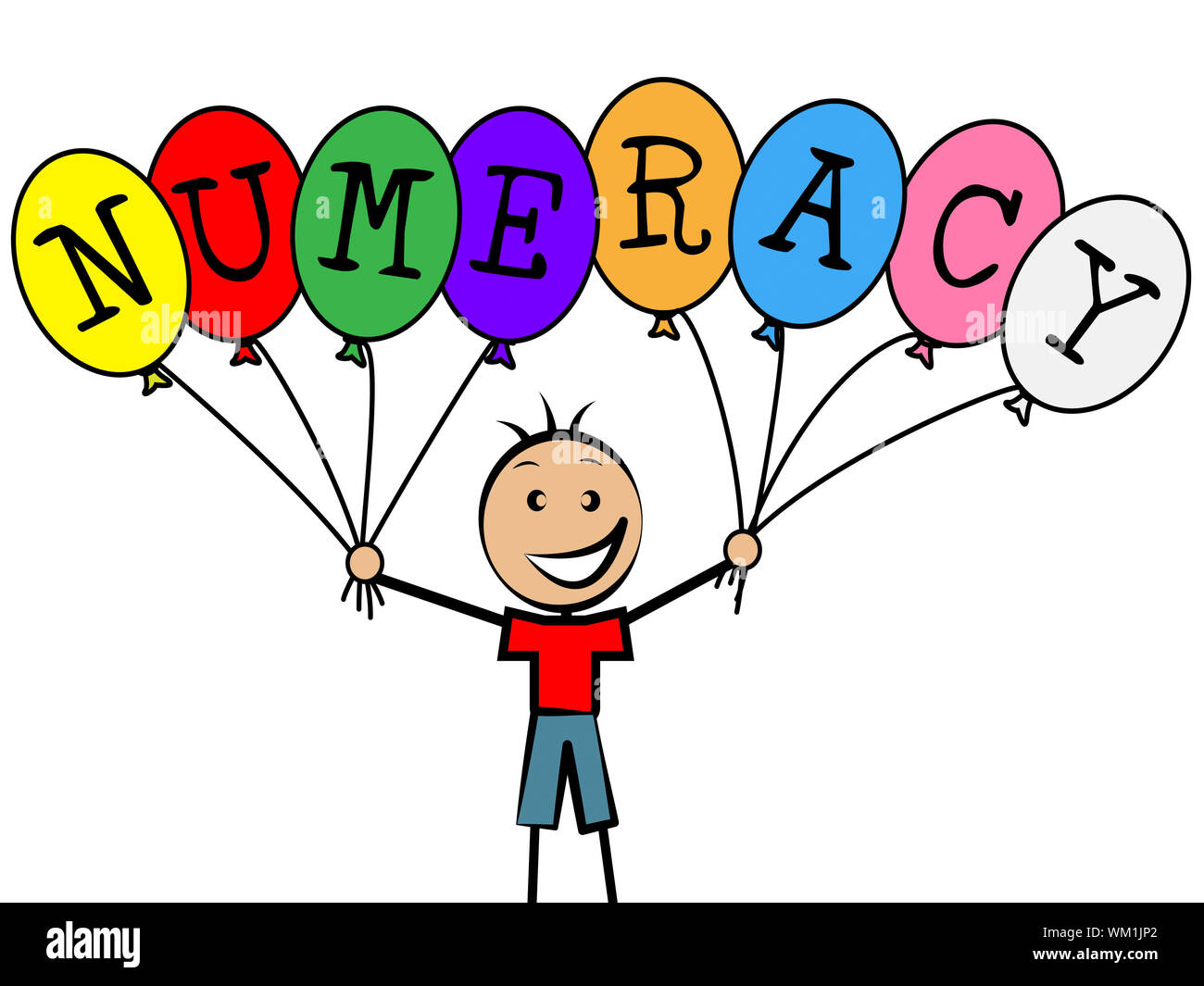 Numeracy balloons hi-res stock photography and images - Alamy