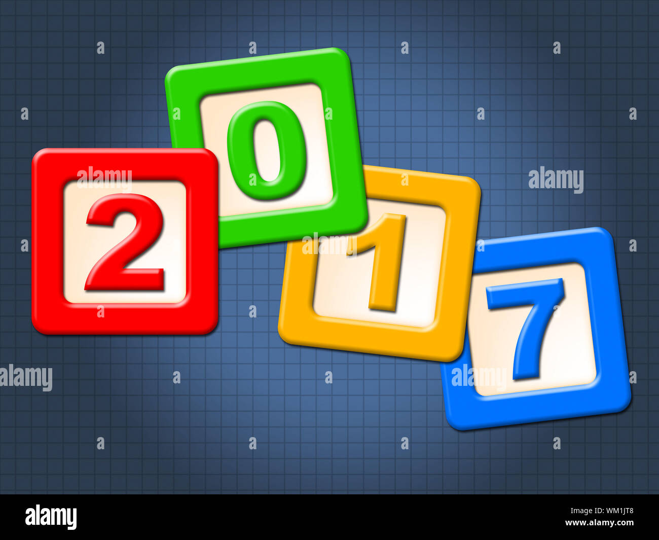 Twenty seventeen blocks hi-res stock photography and images - Alamy