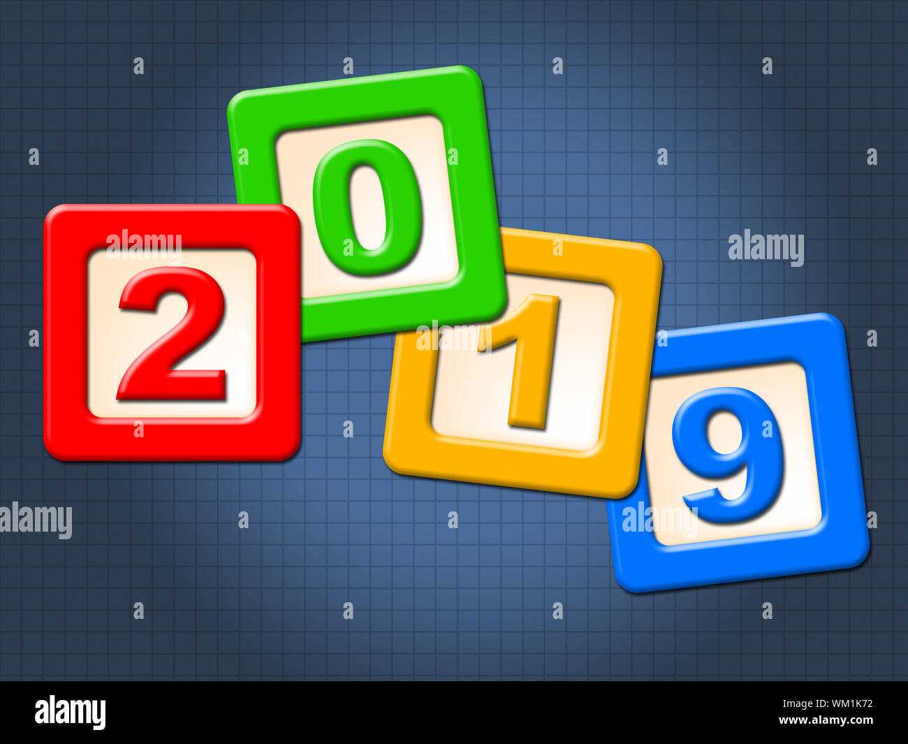 Twenty nineteen blocks hi-res stock photography and images - Alamy