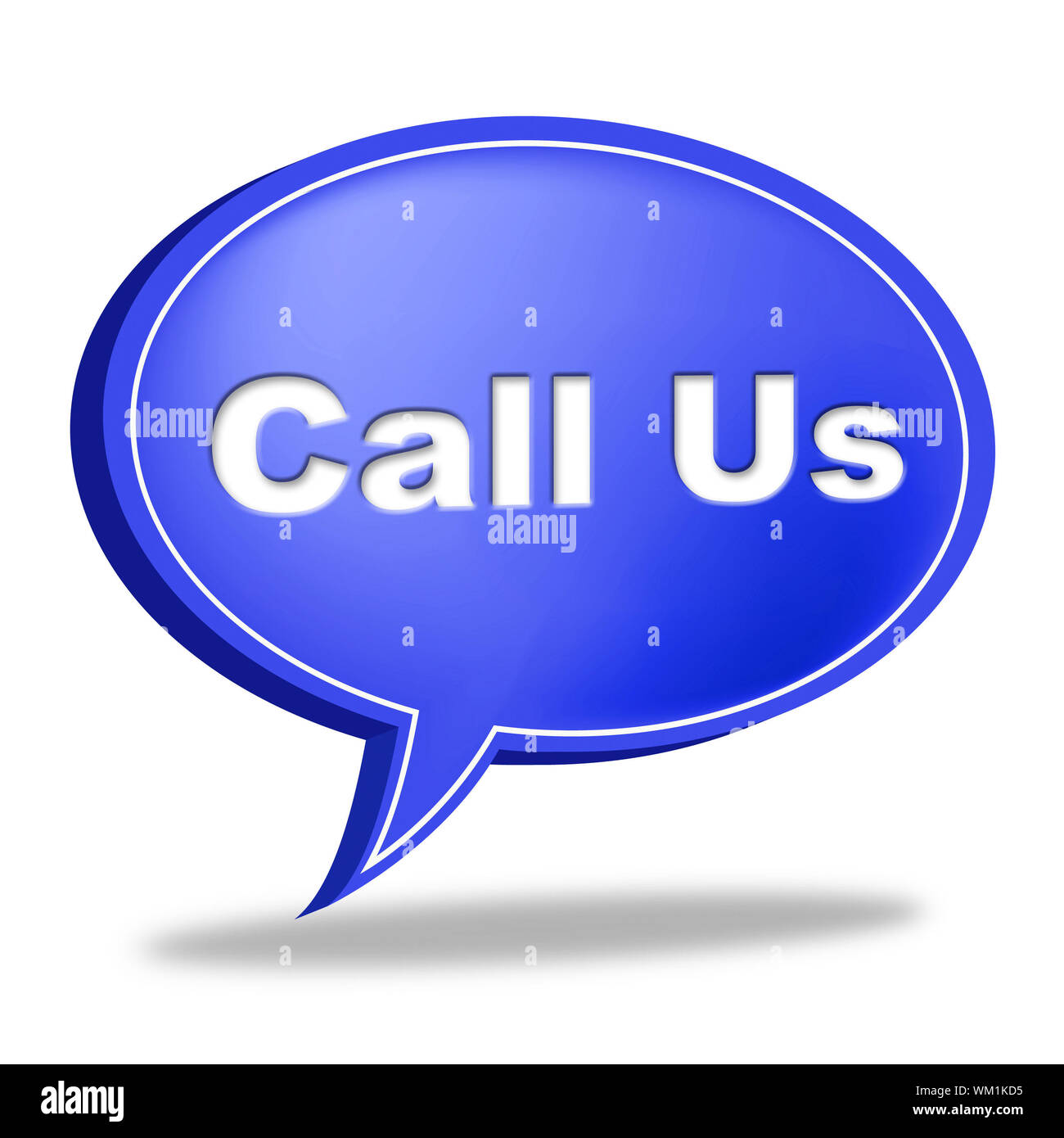 Call Us Sign Showing Conversation Telephone And Communication Stock ...