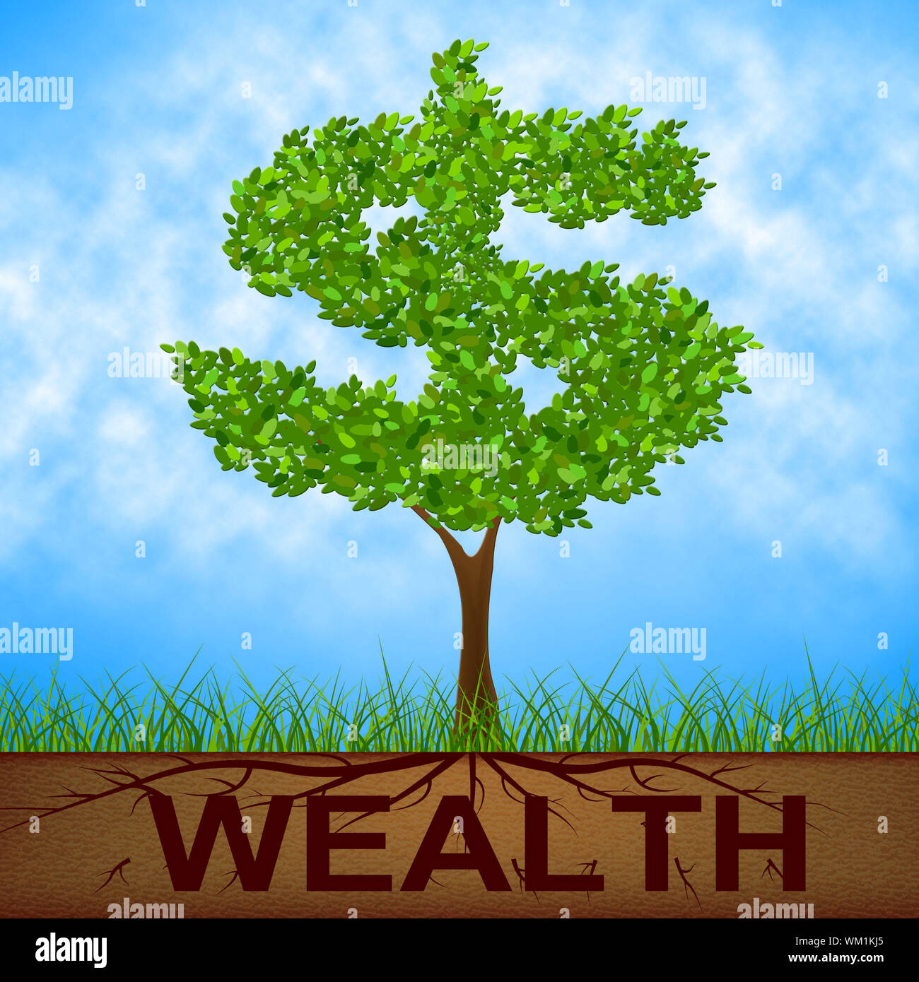Wealth tree hi-res stock photography and images - Alamy