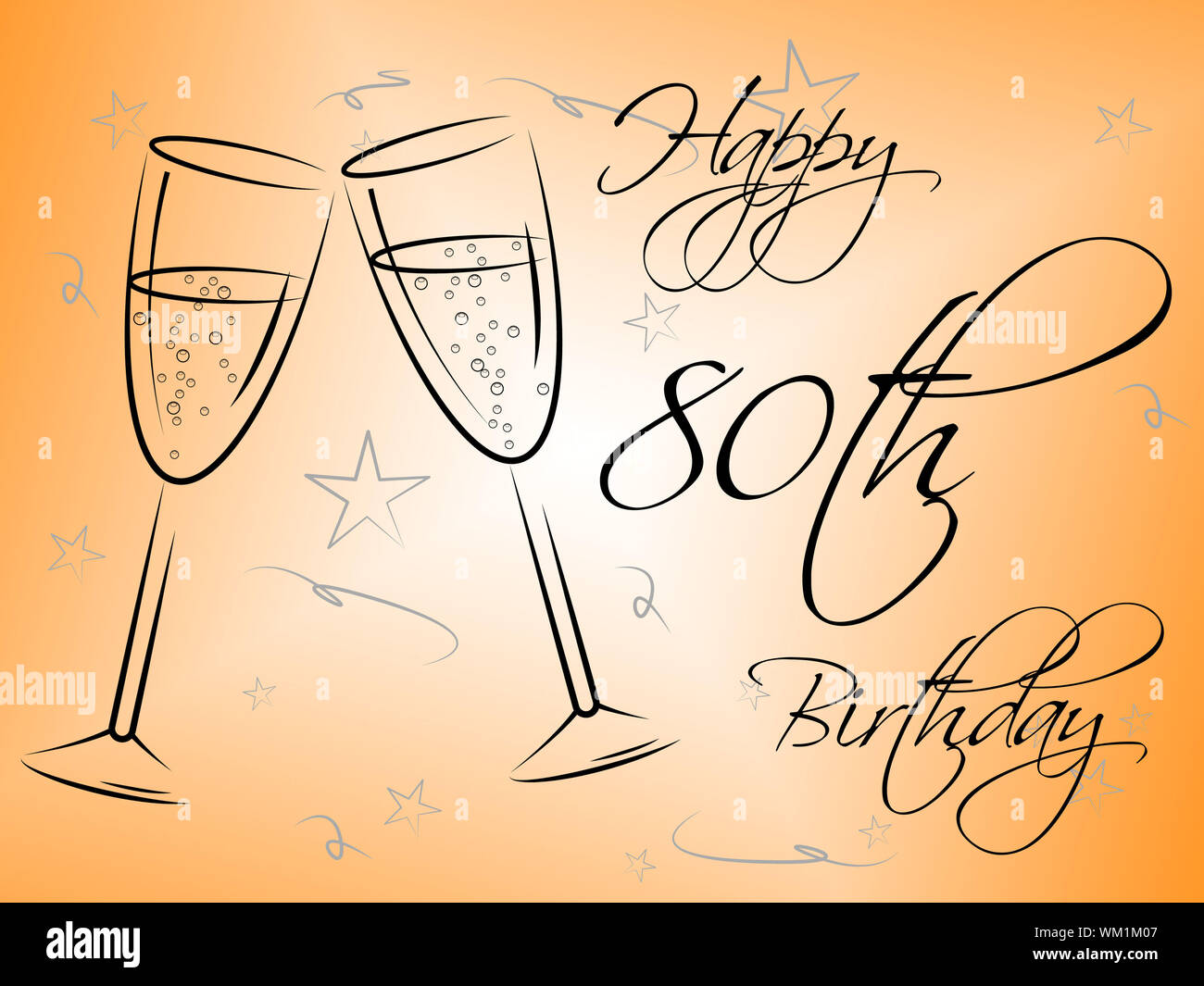 Happy Eightieth Birthday Meaning Celebrations Celebration And ...