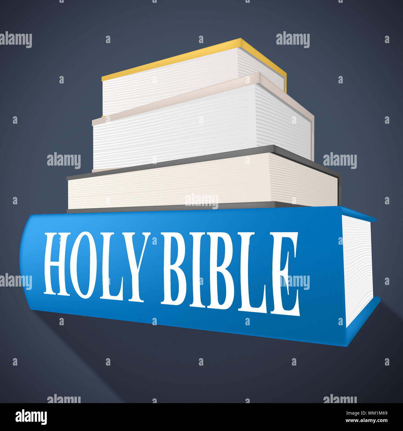 Holy Bible Representing Divine Textbook And Heaven Stock Photo - Alamy