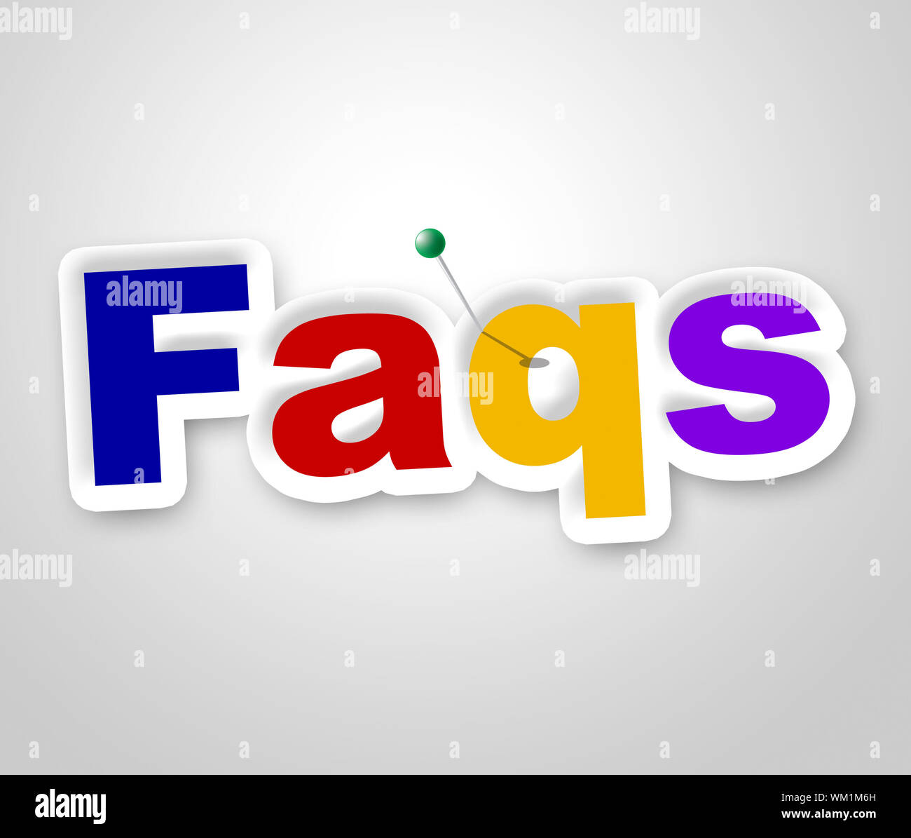 Faqs Sign Indicating Frequently Asked Questions And Signboard Stock ...