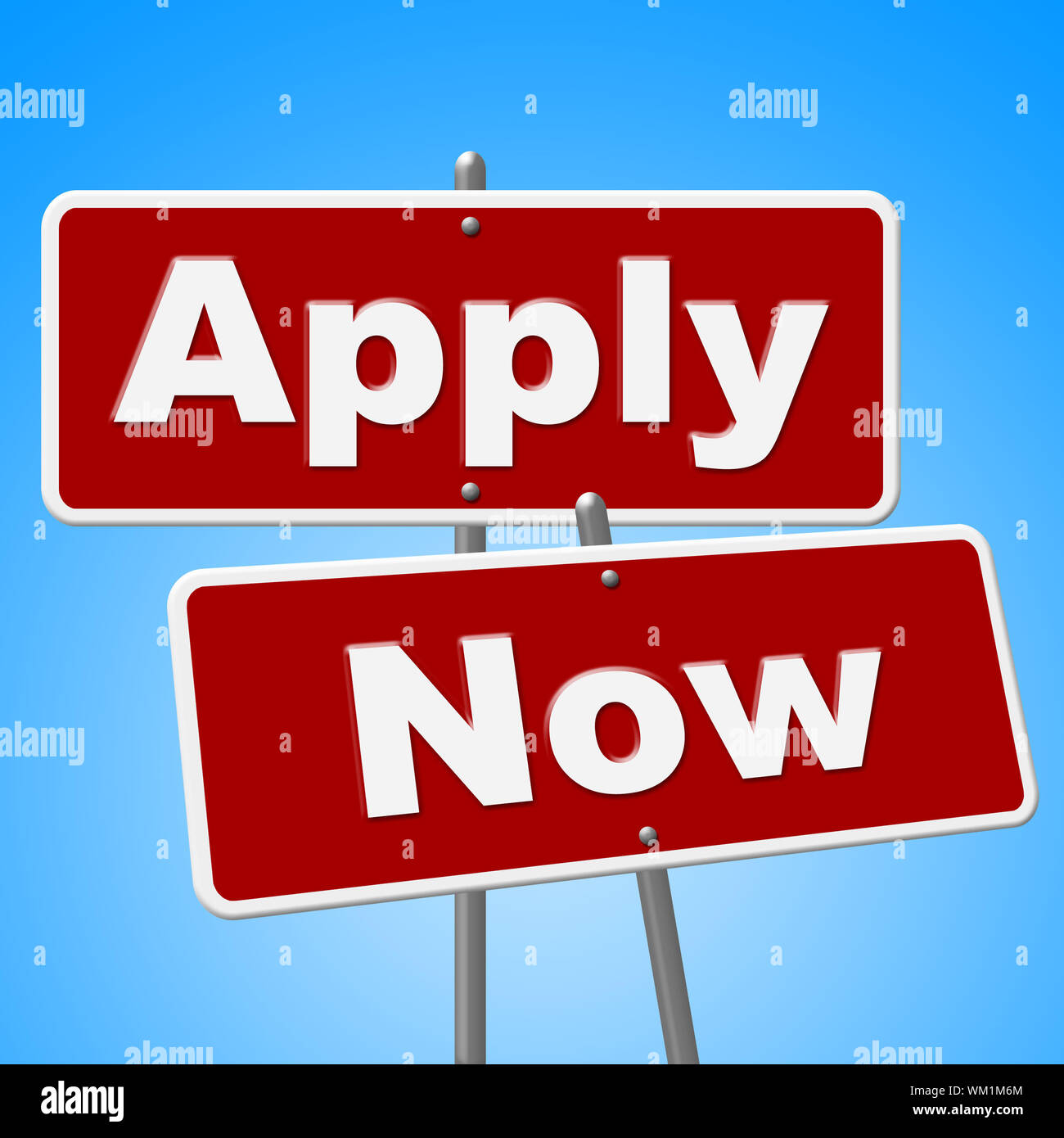 Apply now signs hi-res stock photography and images - Alamy
