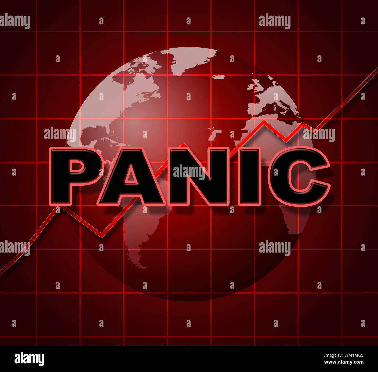 Panic graph hi-res stock photography and images - Alamy