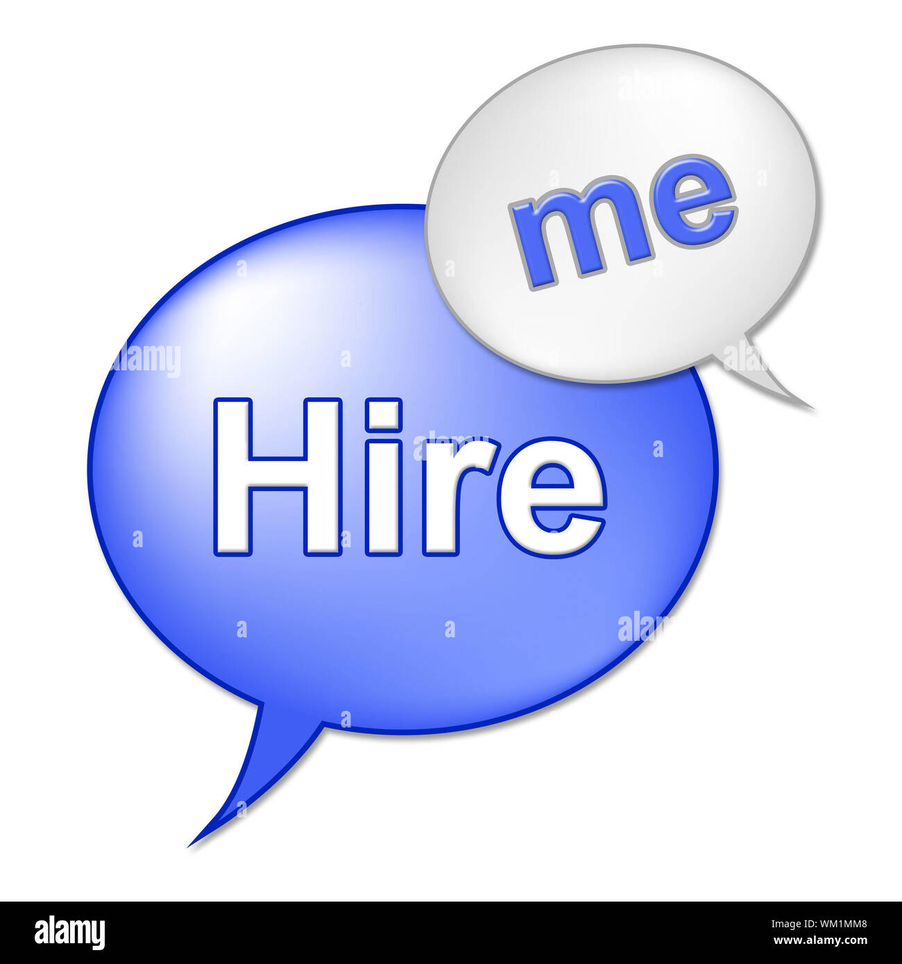 Job recruitment sign Cut Out Stock Images & Pictures - Alamy