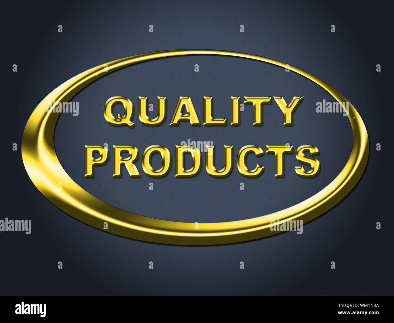 Quality Products Sign Representing Approval Certified And Shop Stock ...