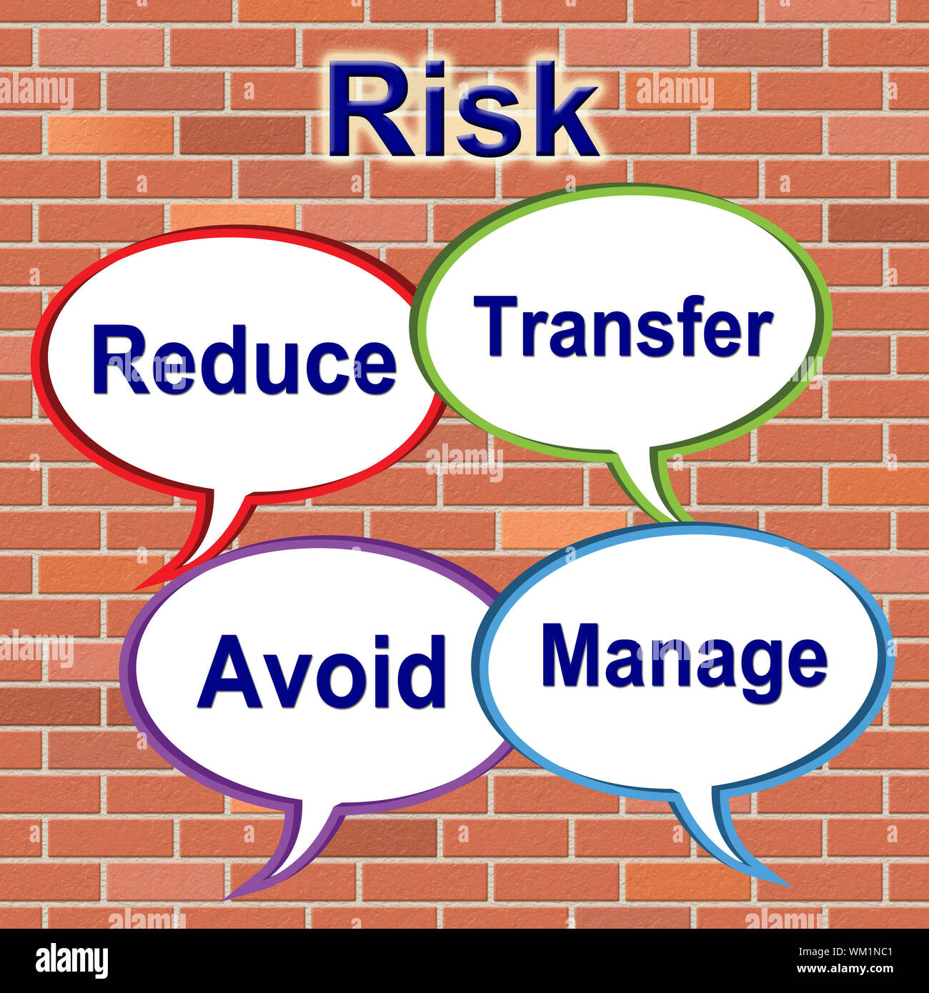 Risk Words Meaning Danger Insecurity And Unsteady Stock Photo - Alamy