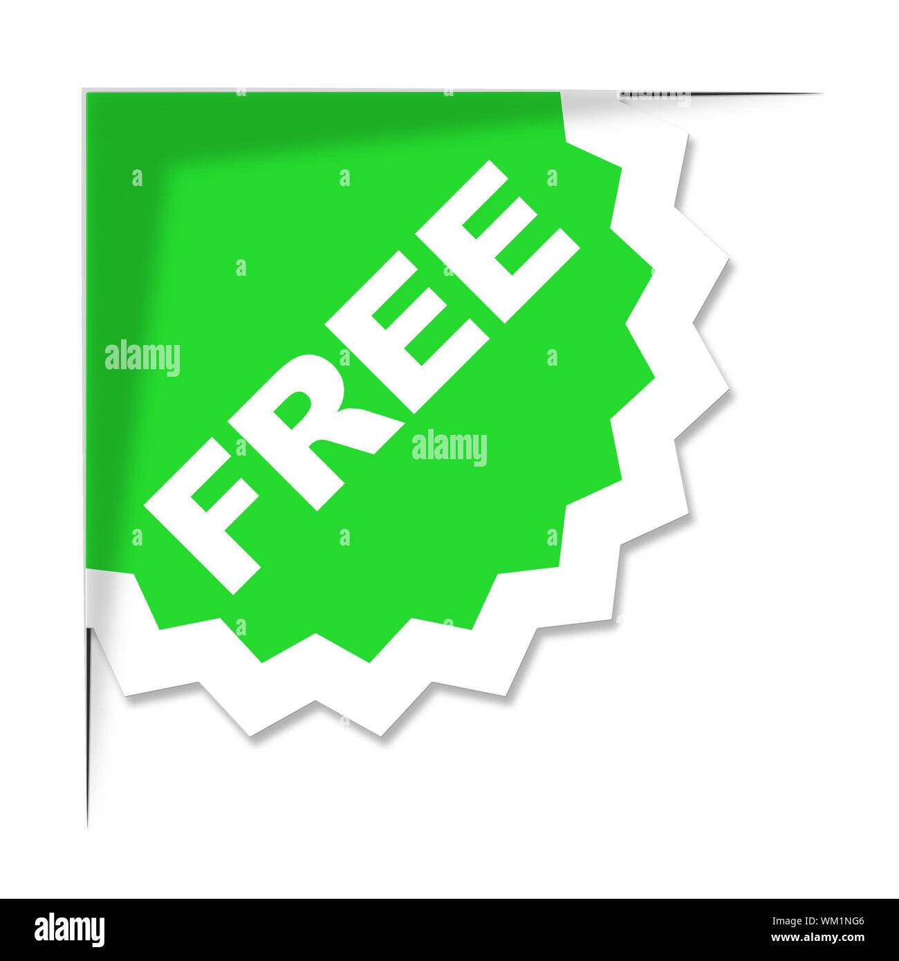 Free Label Indicating With Our Compliments And Gratis Stock Photo - Alamy