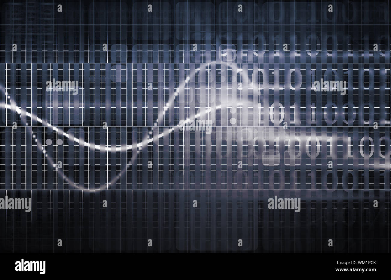 Data Visualization with Multiple Info Stream Art Stock Photo - Alamy